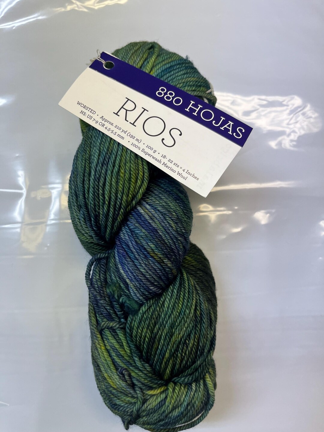 Malabrigo Rios Yarn, Worsted Yarn, Superwash Merino Wool Yarn- Hojas ...