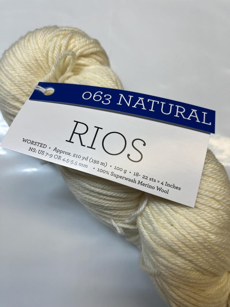 Malabrigo Rios Yarn- Natural 063 - Etsy