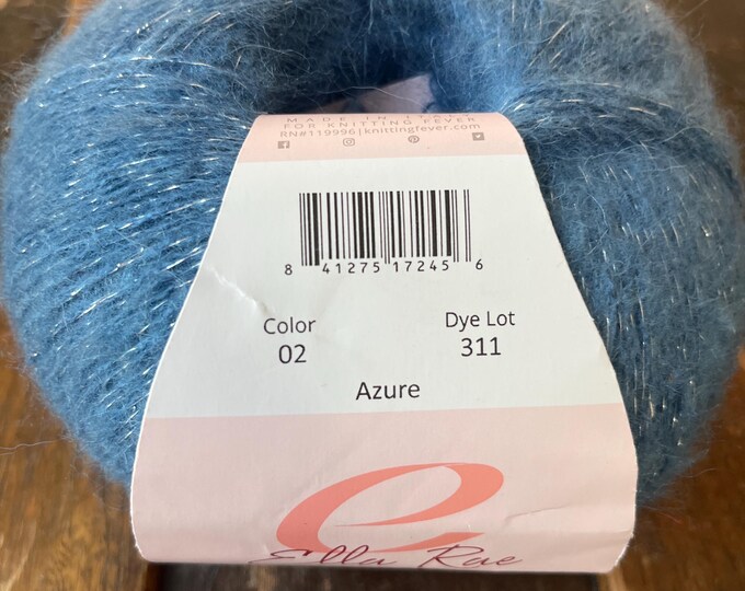 Ella Rae Kid Sparkle- 02 Azure - Etsy