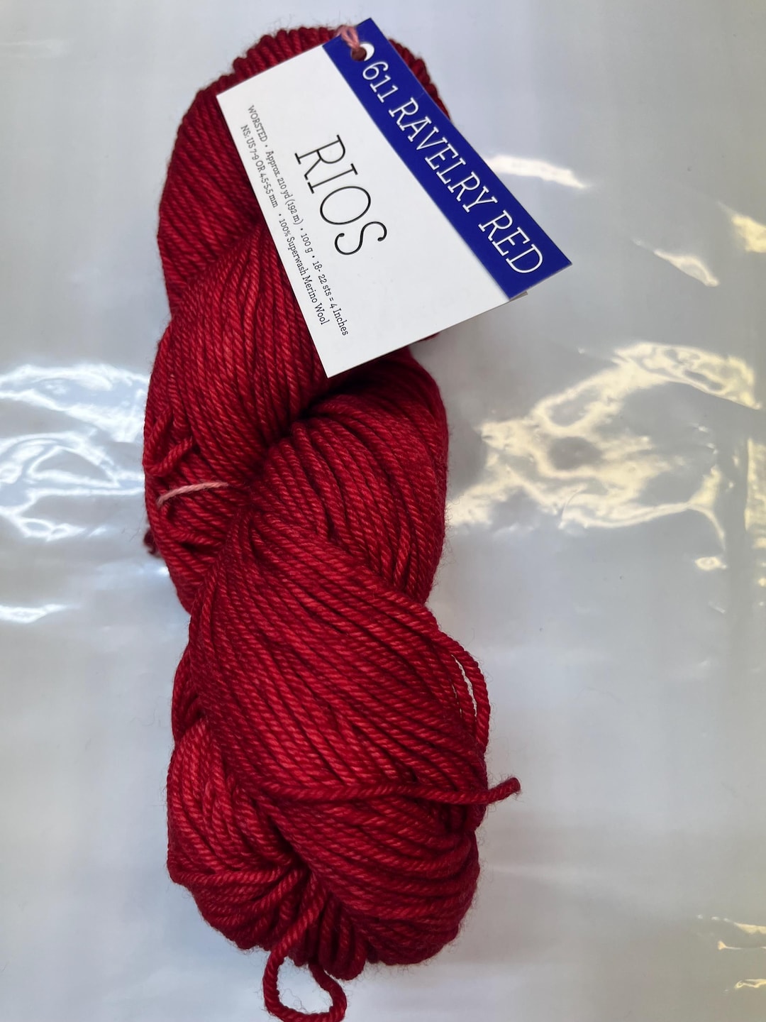 Malabrigo Rios Yarn- Ravelry Red 611 - Etsy