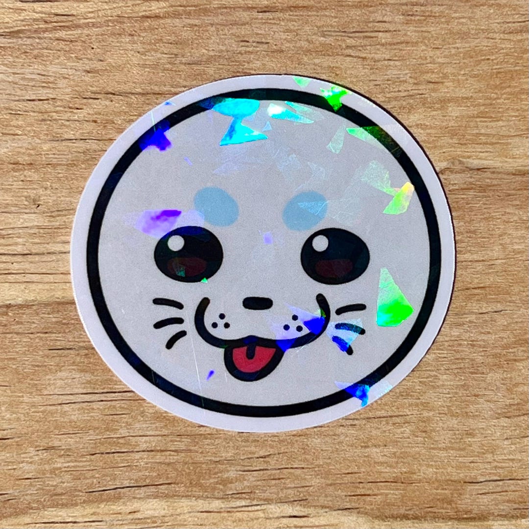 White Seal Sticker - Etsy
