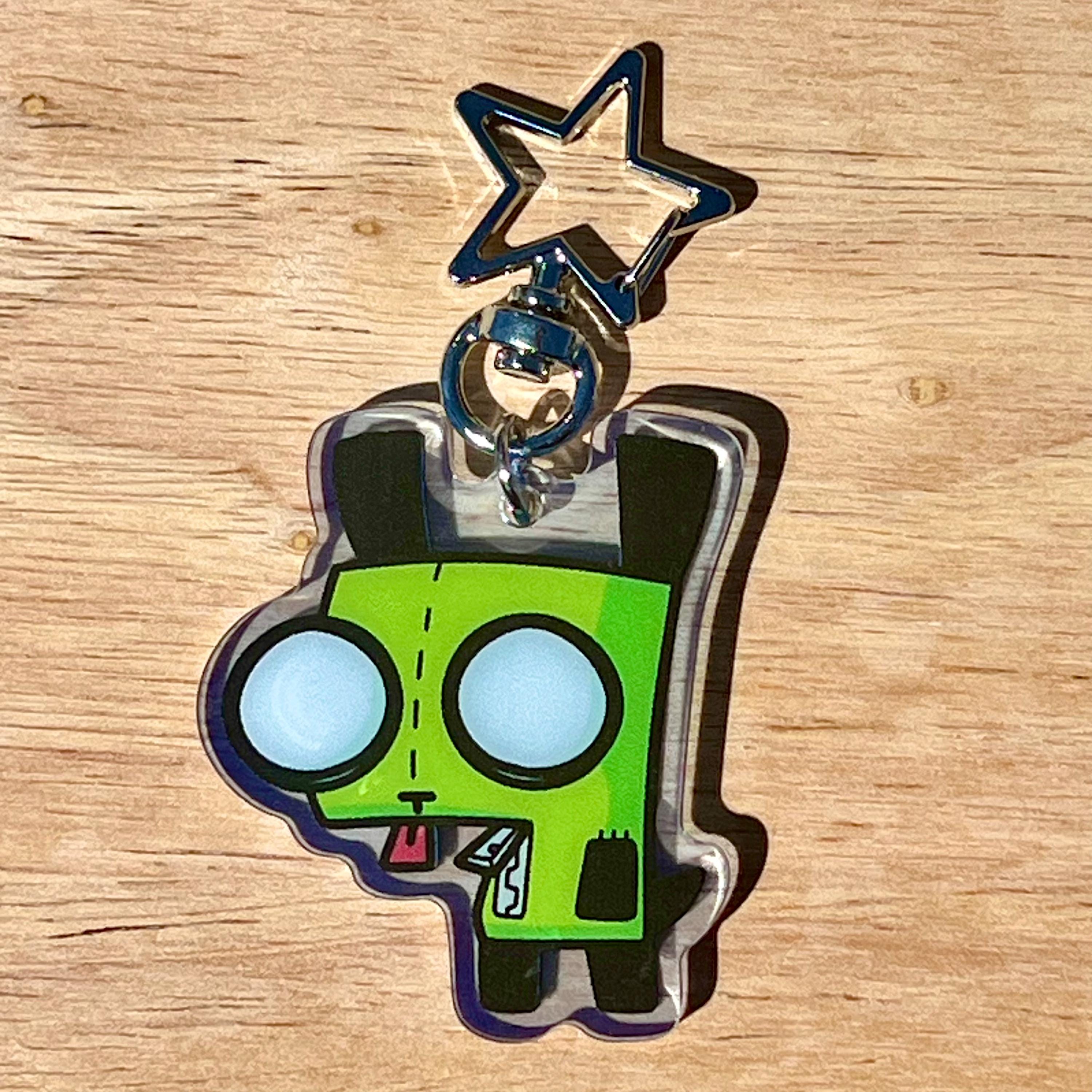 Invader Zim Gir Keychain - Etsy