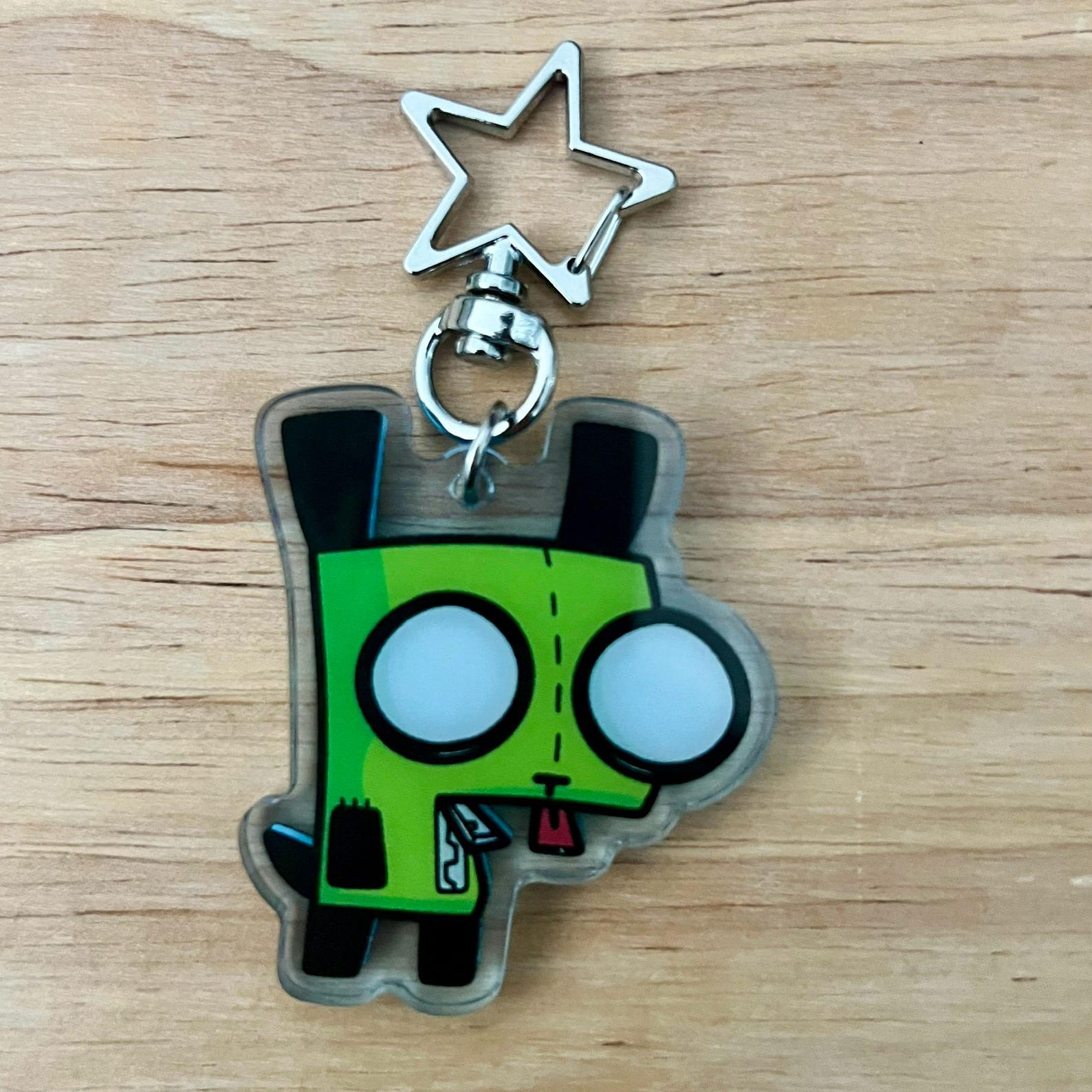 Invader Zim Gir Keychain - Etsy