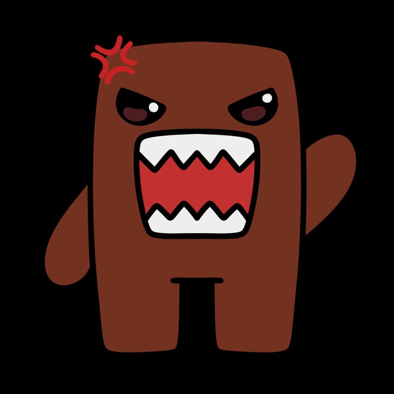 Domo Kun Sticker - Etsy