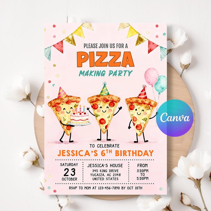 Printable Pizza Template - Etsy UK