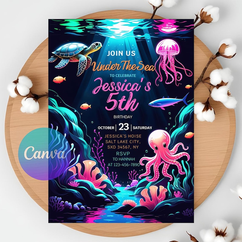 Ocean Animals Theme Party - Etsy