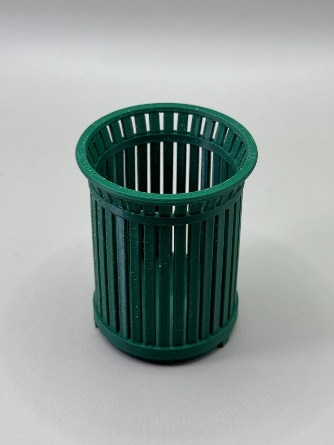 Trash Can (green) - 1/12 Scale 3D Printed Diorama Accessory for 6 Inch ...