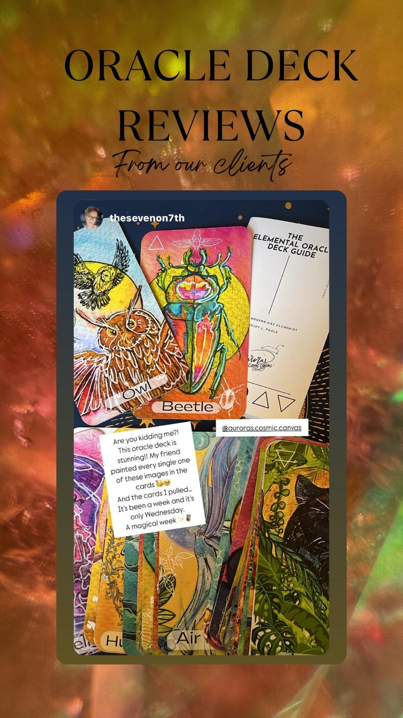 The Elemental Oracle Deck – 41 Vibrant Animal Spirit Guides From Earth ...