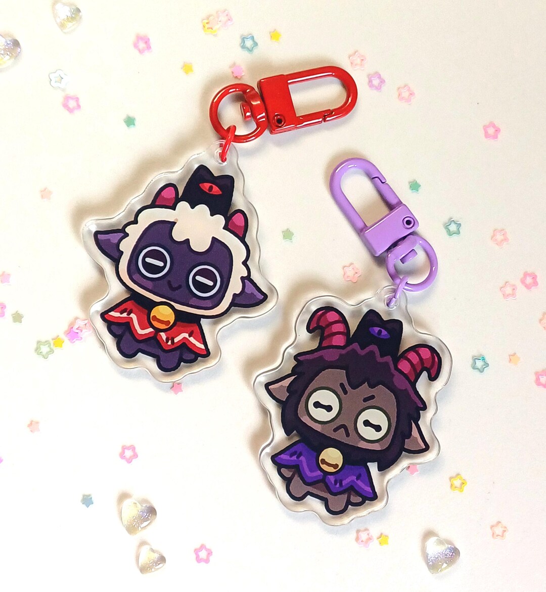 Cult of the Lamb Keychains | Lamb, Goat - Etsy