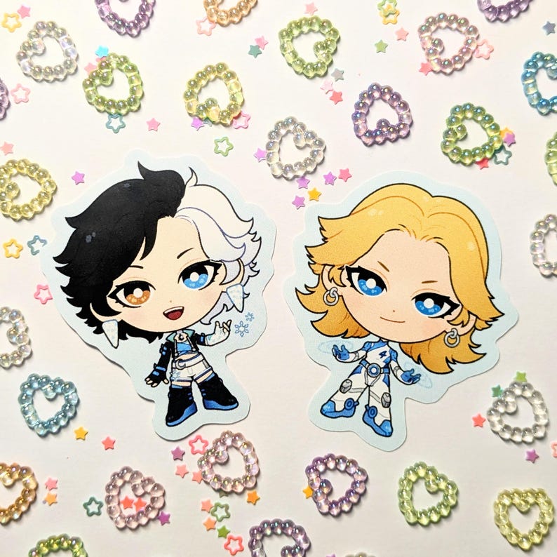 Marvel Rivals Keychains & Stickers | Susan Storm, Luna Snow - Etsy