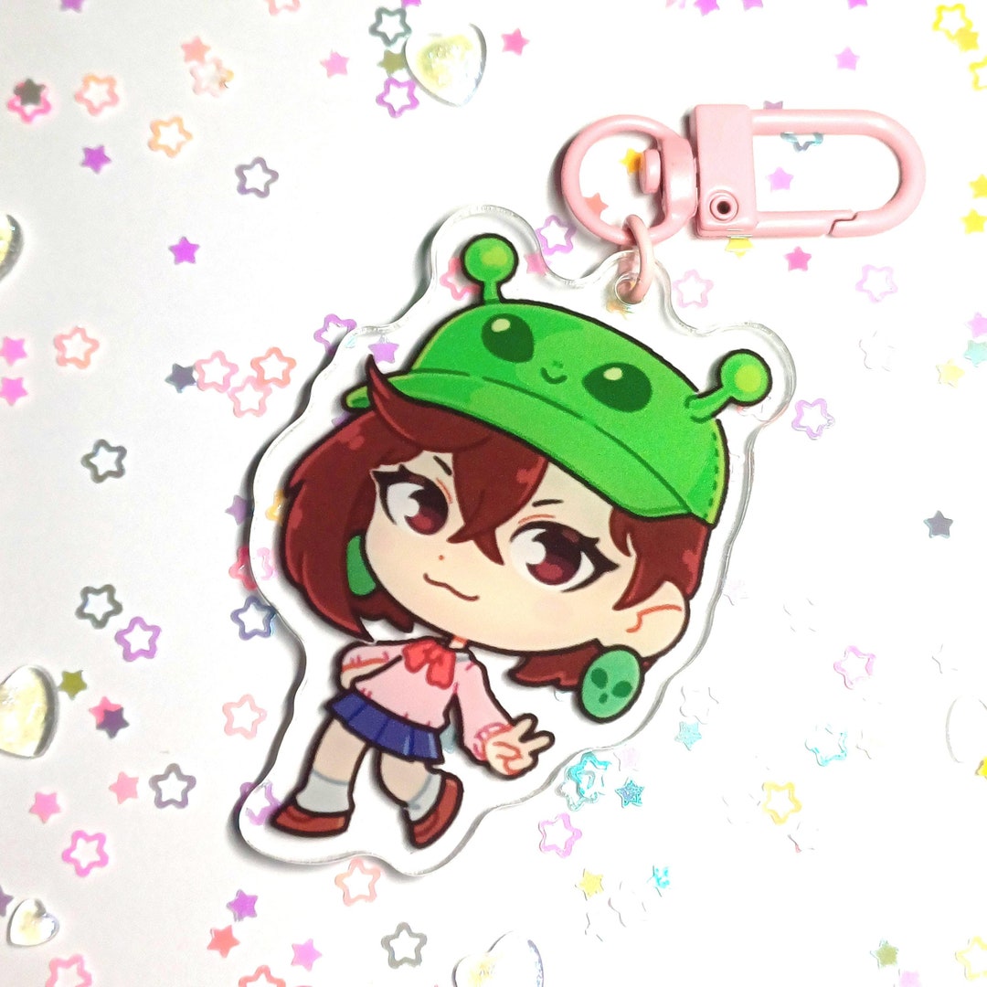 Dandadan Keychain & Sticker | Momo Ayase Alien Cap! - Etsy