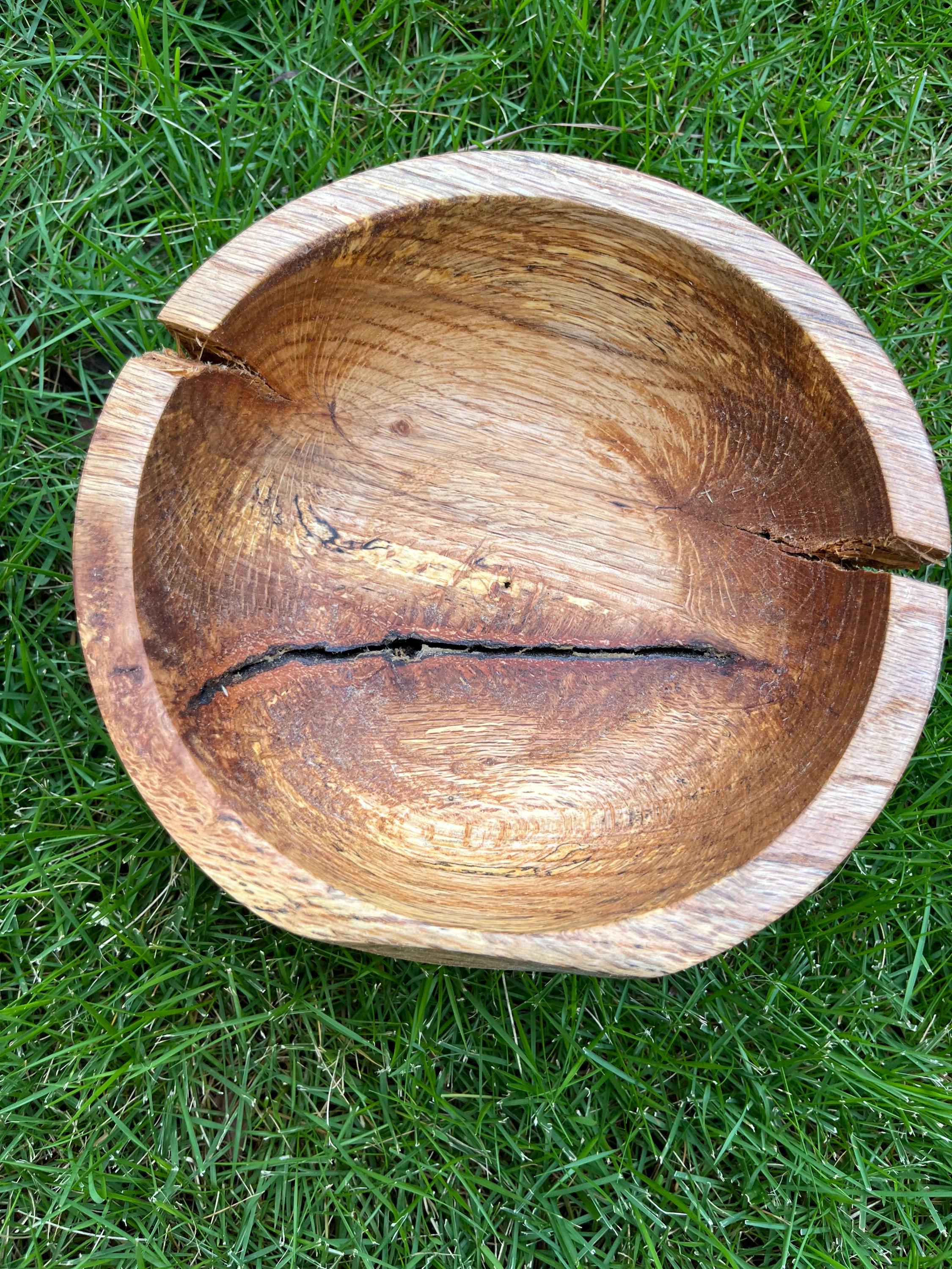Spalted Oak Bowl - Etsy