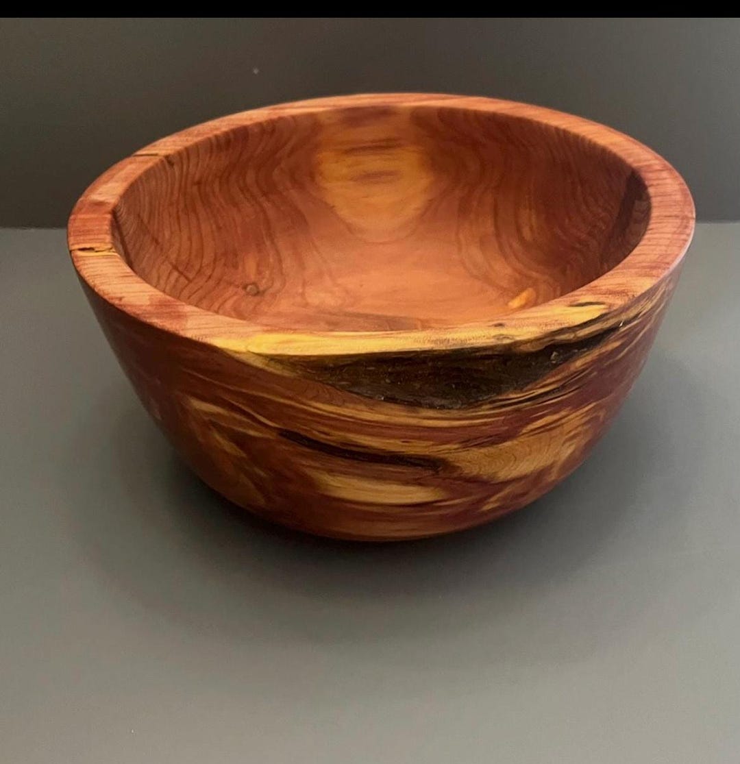 Eastern Red Cedar Bowl - Etsy