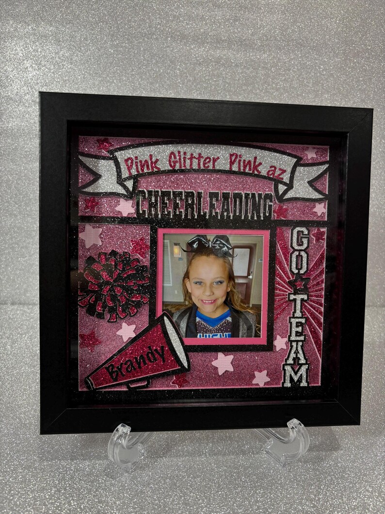 Cheerleading Cheer 3D Picture Frame - Etsy