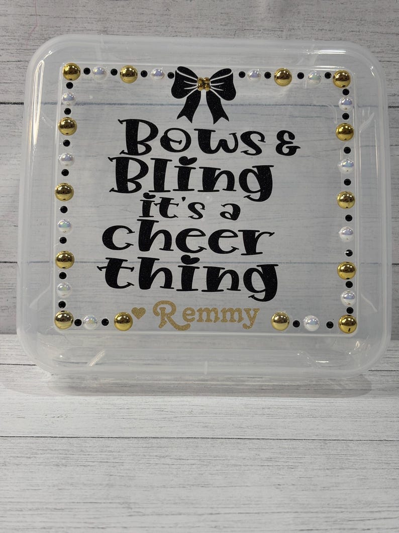 Deluxe Cheer Bow Box - Etsy