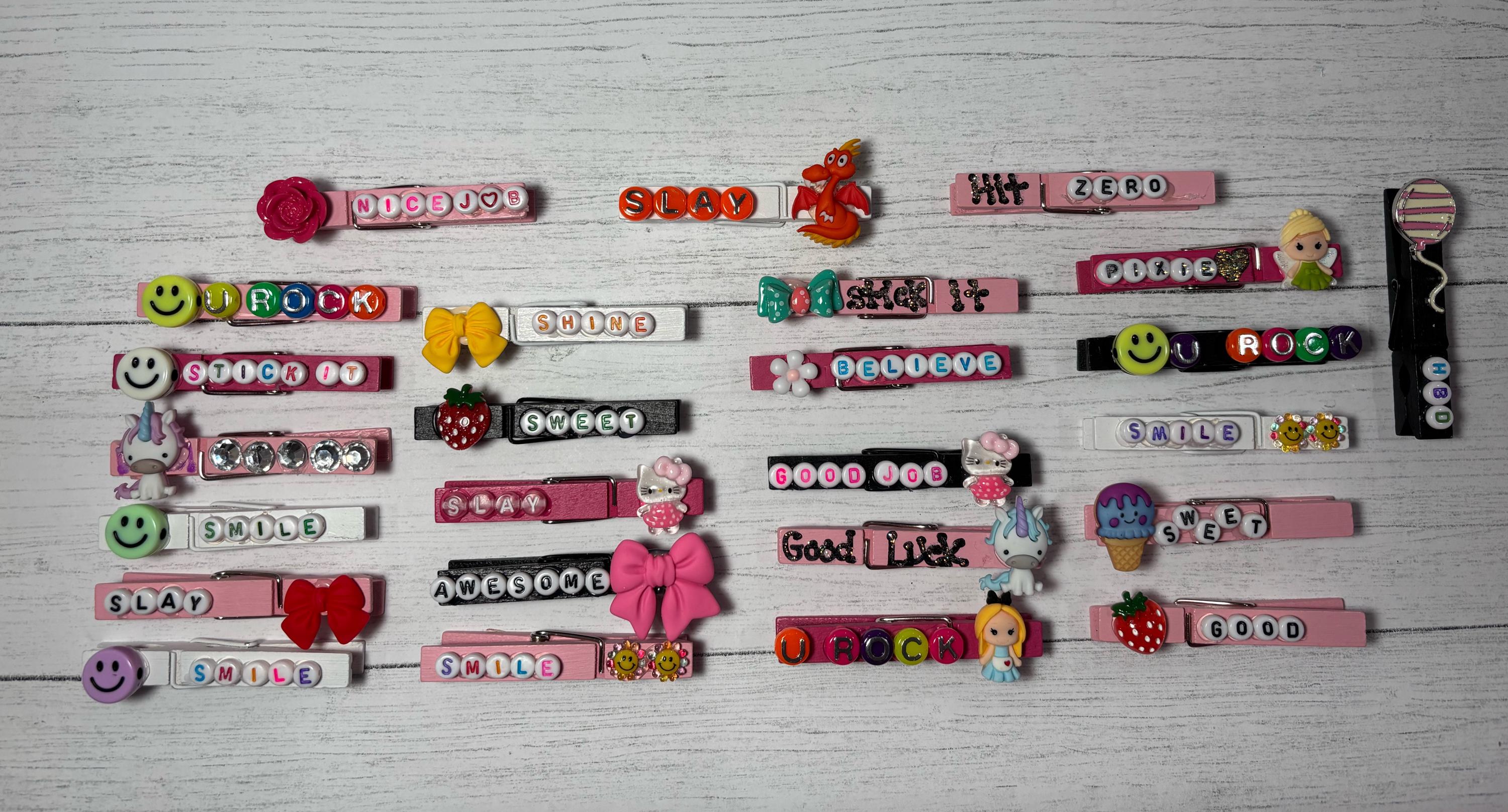 30 Cheer Pins and Name Blinged Out Bag - Etsy