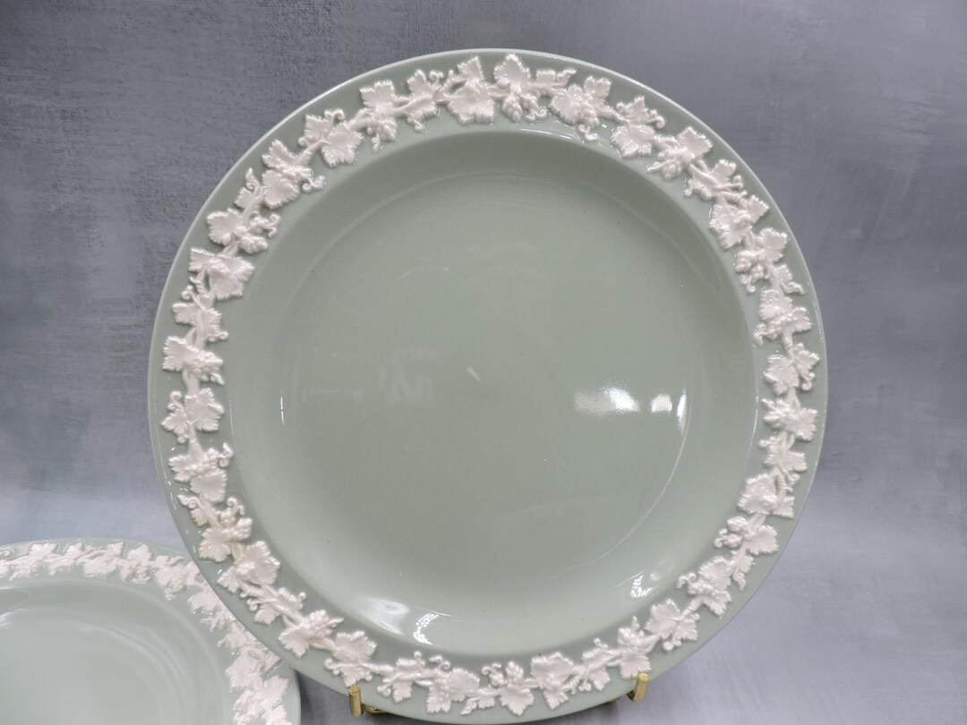 Wedgwood Celadon Green Etruria Queens Ware Luncheon Plate - Etsy