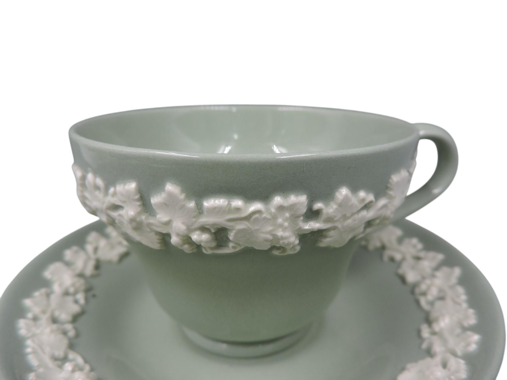 Wedgwood Celadon Green Etruria Queens Ware Tea Cup & Saucer (s) - Etsy