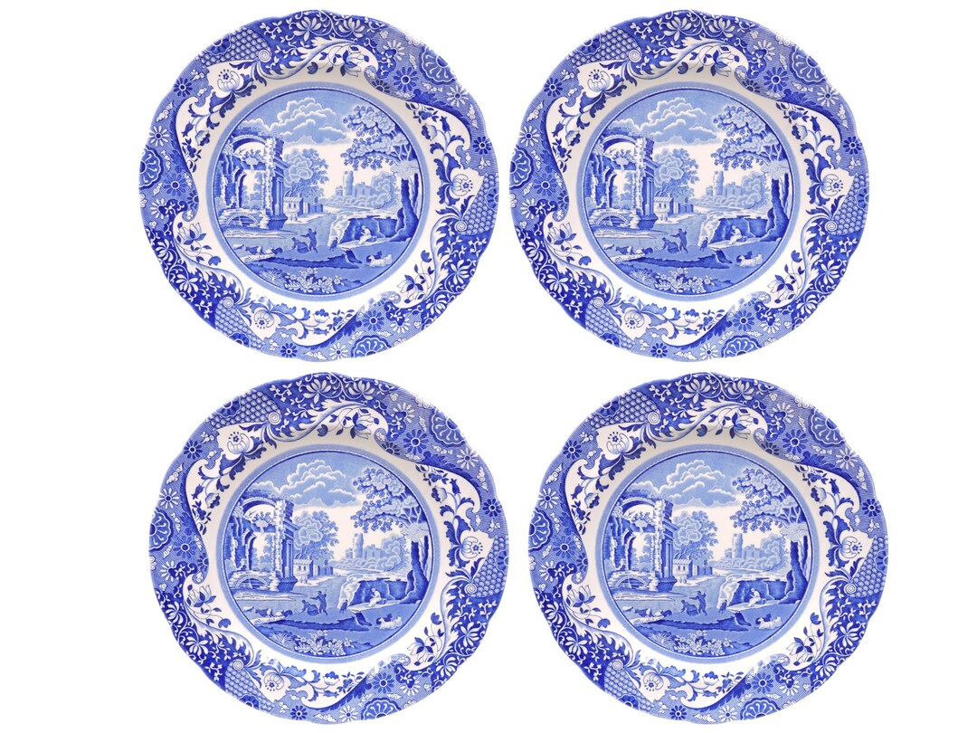 Spode Blue Italian Dinner Plate Set of 4 - Etsy