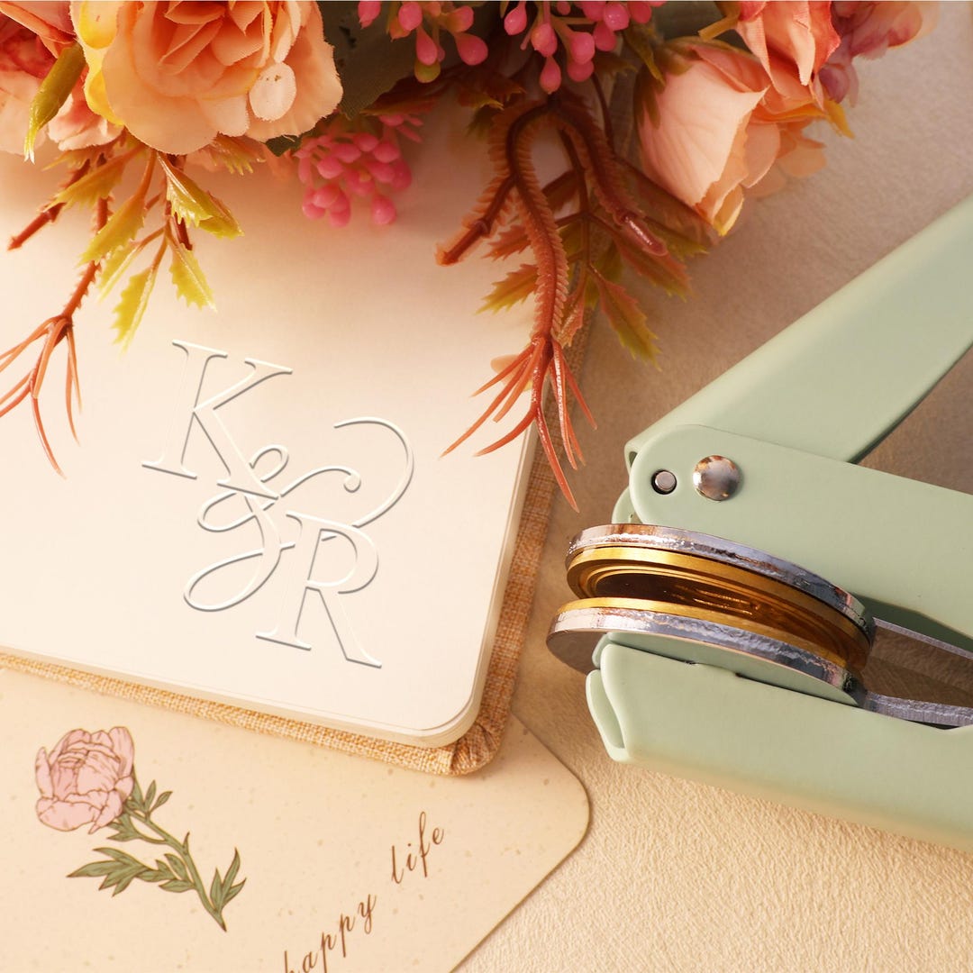Napkin Embosser | Personalized Monogram Embosser | Custom Wedding Stamp ...