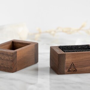 Handcrafted Black Walnut Ring Box - Etsy