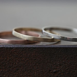 Smooth 14k Gold Band - Etsy