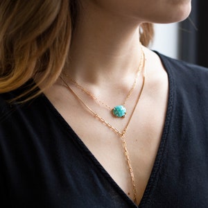 Rose Cut Turquoise Diamond Pendant Necklace - Etsy