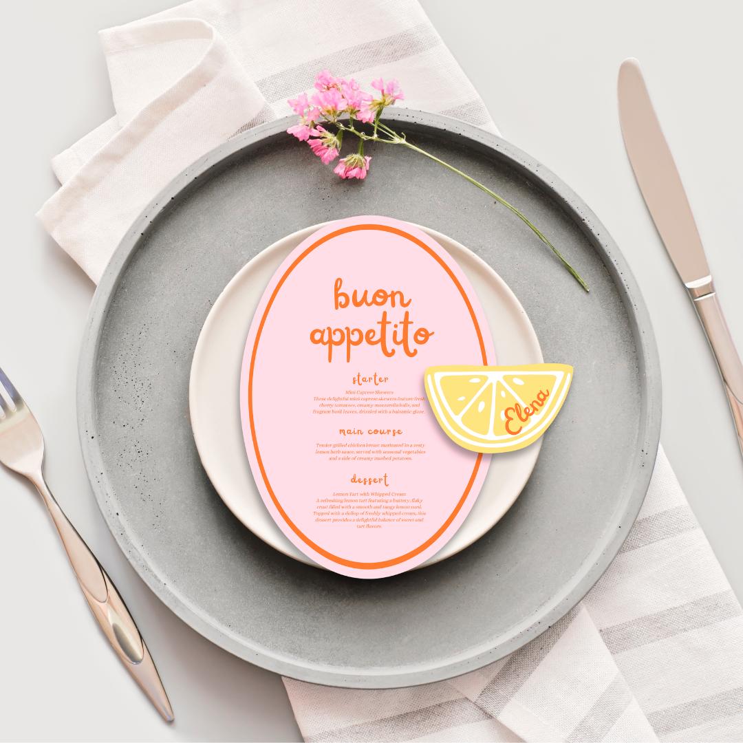 Italian Wedding Menu, Italian Dinner, Italian Dinner Party Menu, Italy ...