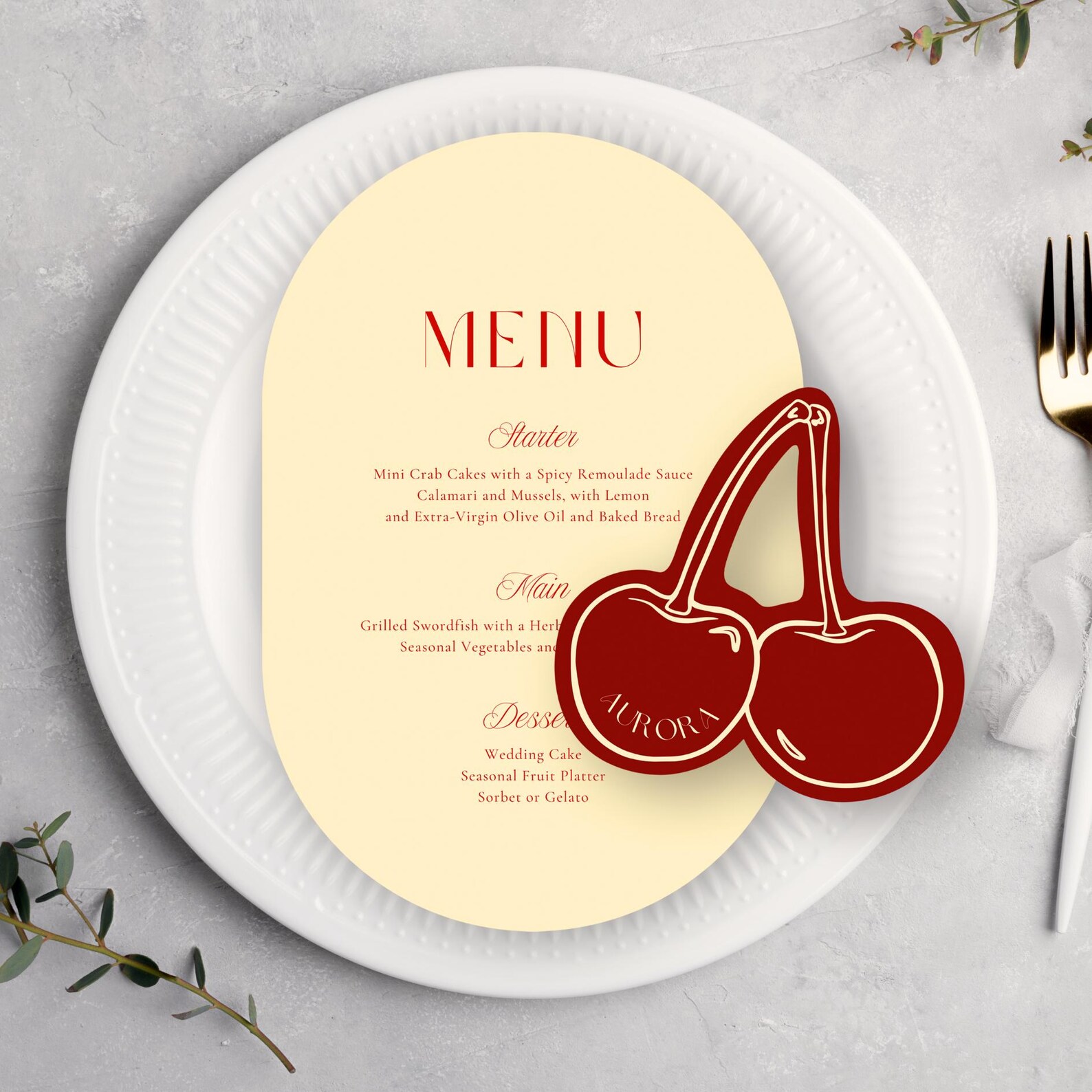 She's the Cherry on Top, Birthday Party Menu, Cherry Themed Party ...