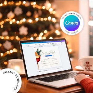 Christmas Party Rsvp, Editable Christmas Party Rsvp, Christmas Rsvp ...