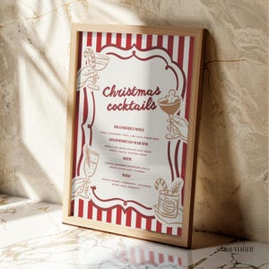 Holiday Drinks, Christmas Cocktails, Holiday Bar Menu, Christmas Bar ...