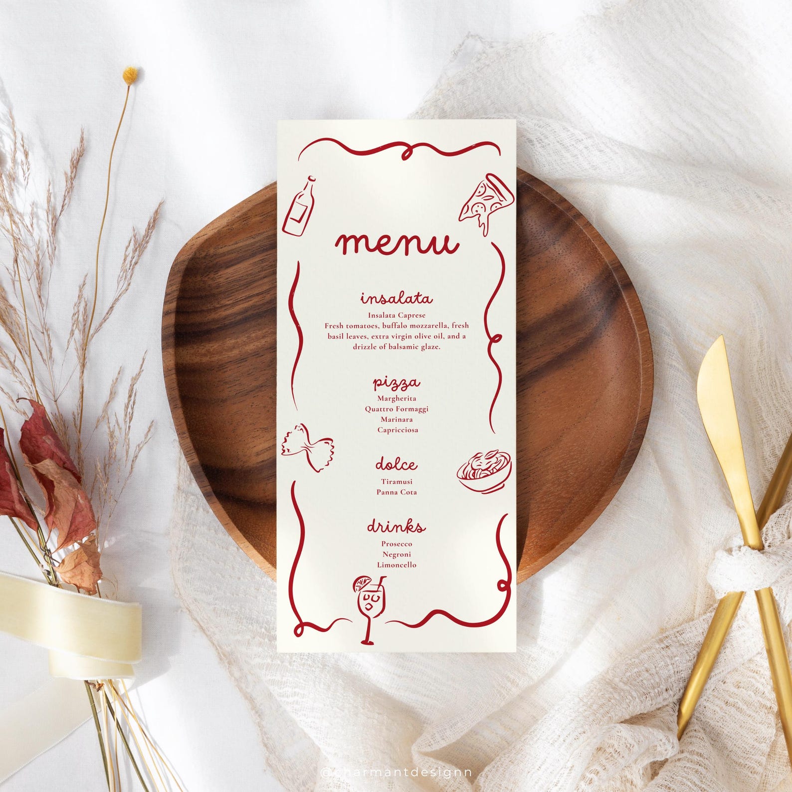 Italian Wedding Menu, Italian Dinner Party, Italian Dinner Party Menu ...