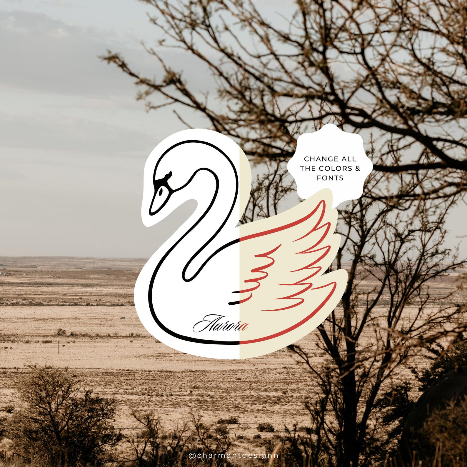Swan Place Card, Wedding Place Cards, Party Place Card, Dinner Party ...