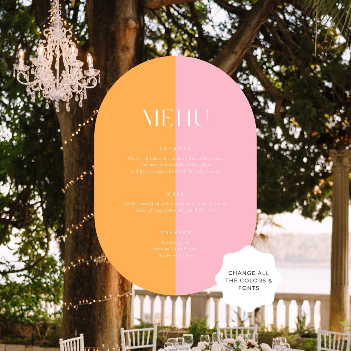 Wedding Menu, Unique Wedding Menu Templates, Canva Wedding Menu ...