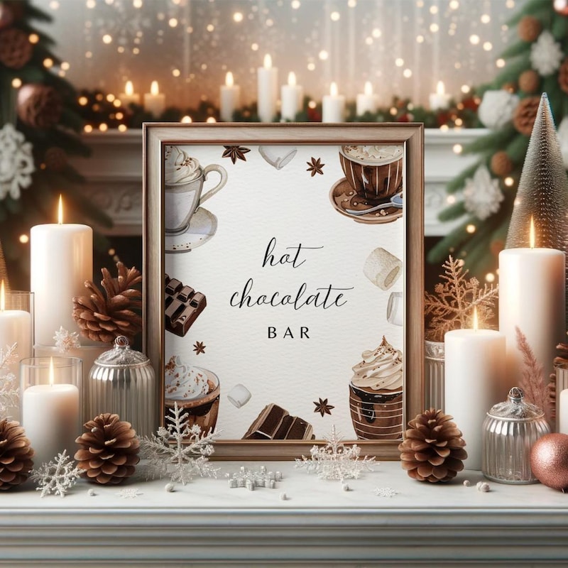 Hot Chocolate Sign - Etsy