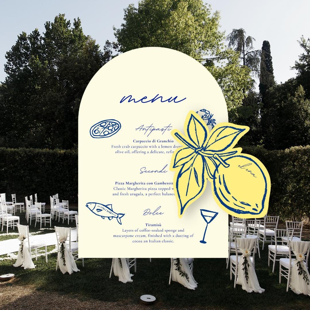 Italian Wedding Menu, Italian Dinner Party, Italian Dinner Party Menu ...