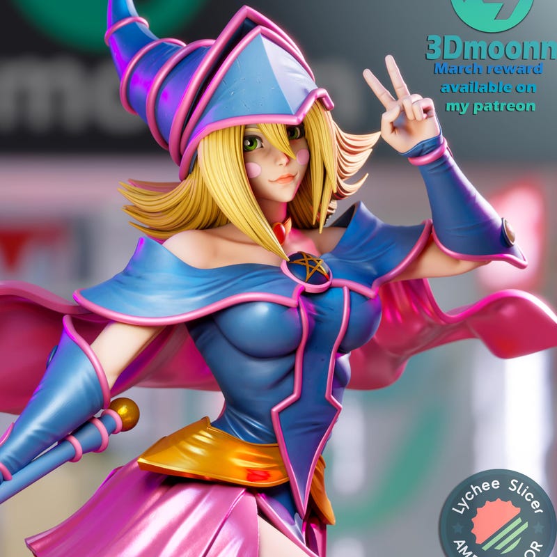 Demon Girl Painted Figure - Etsy