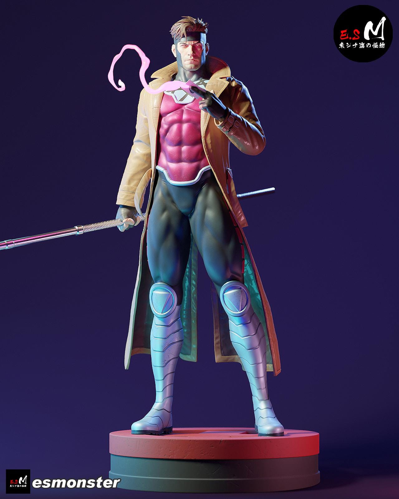 Gamman | 3D Printed Unpainted | by E.S Monster - Etsy