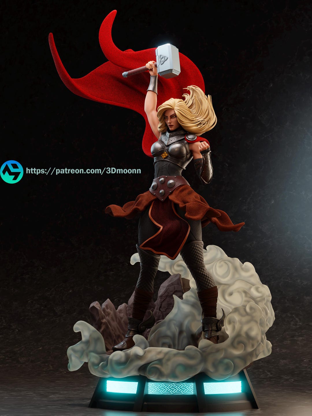 Jane Foster Thor 3d Printed Unpainted by 3dmoonn - Etsy