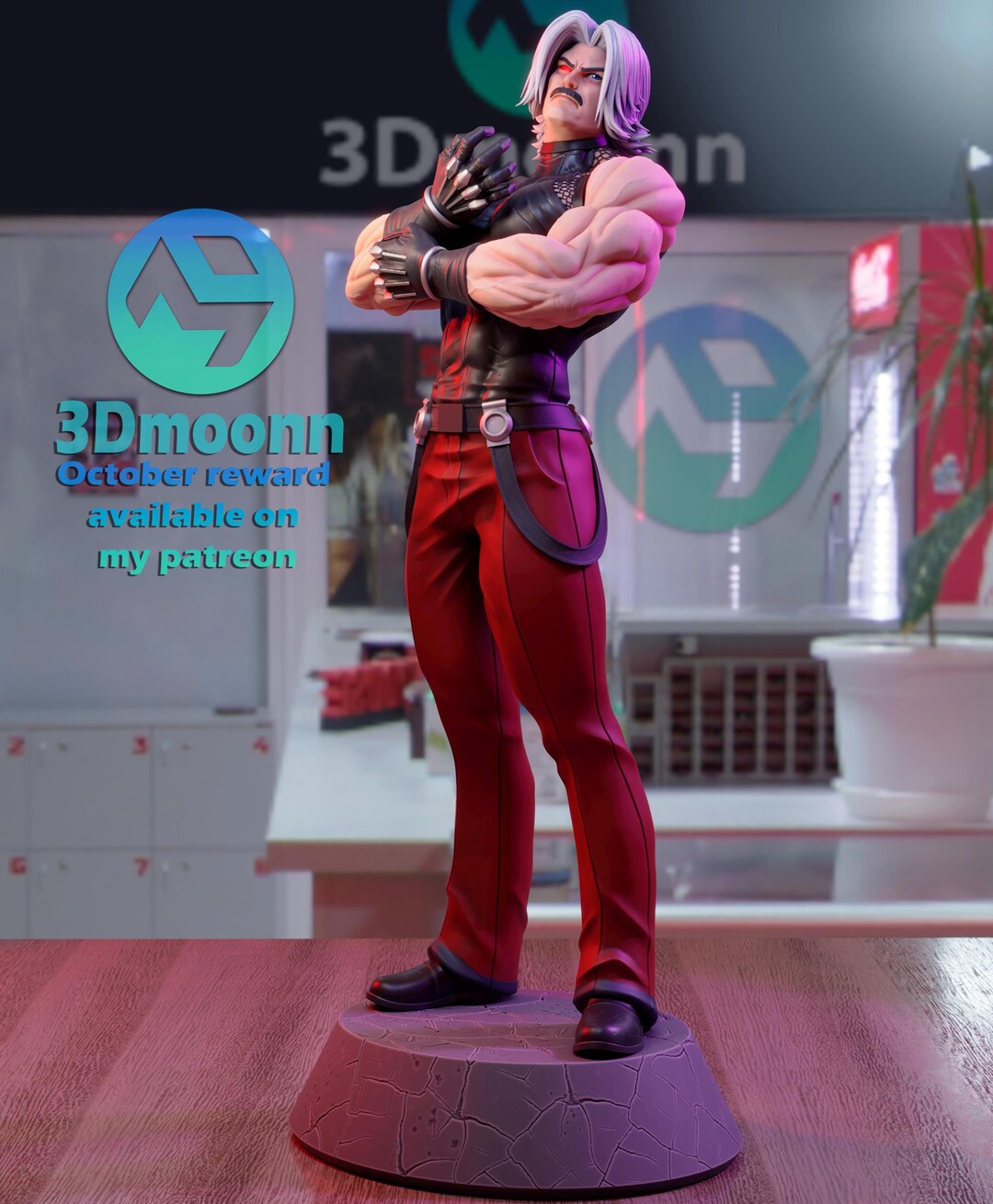 Rugal -the King of Fighters, Anime Figure 3d Printed Unpainted by ...