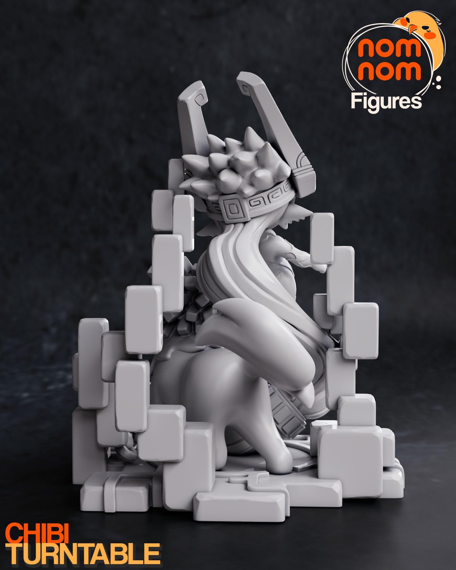 Chibi Midna| 3D Printed Unpainted | by Nomnom Figures - Etsy