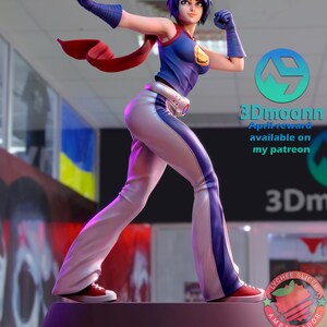May Lee the King of Fighters 3d Printed Unpainted by [3dmoonn] - Etsy