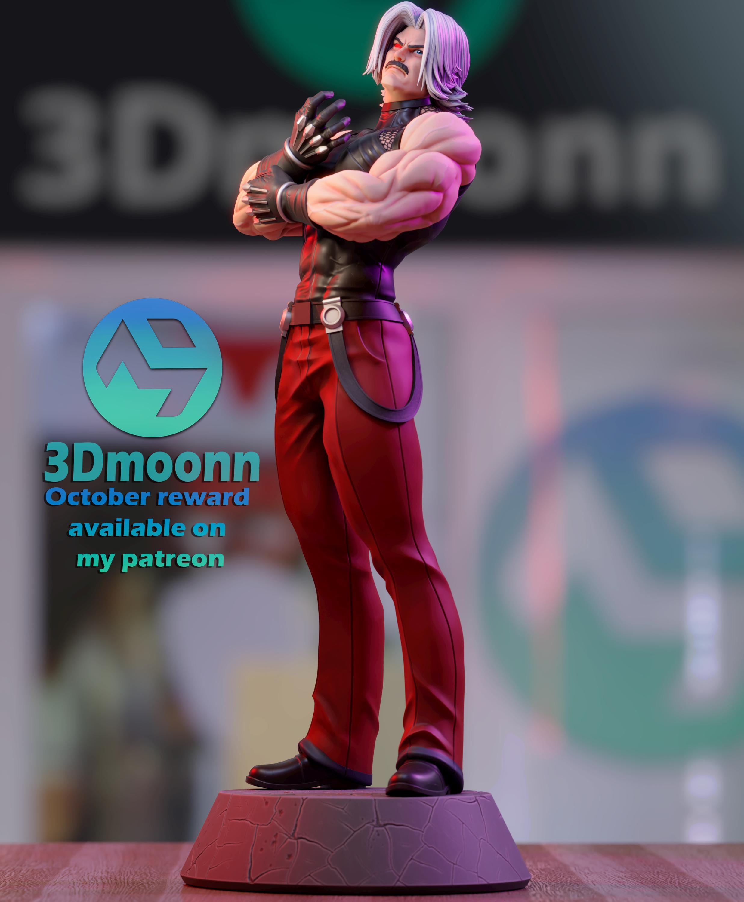 Rugal the King of Fighters, Anime Figure 3d Printed Unpainted by ...