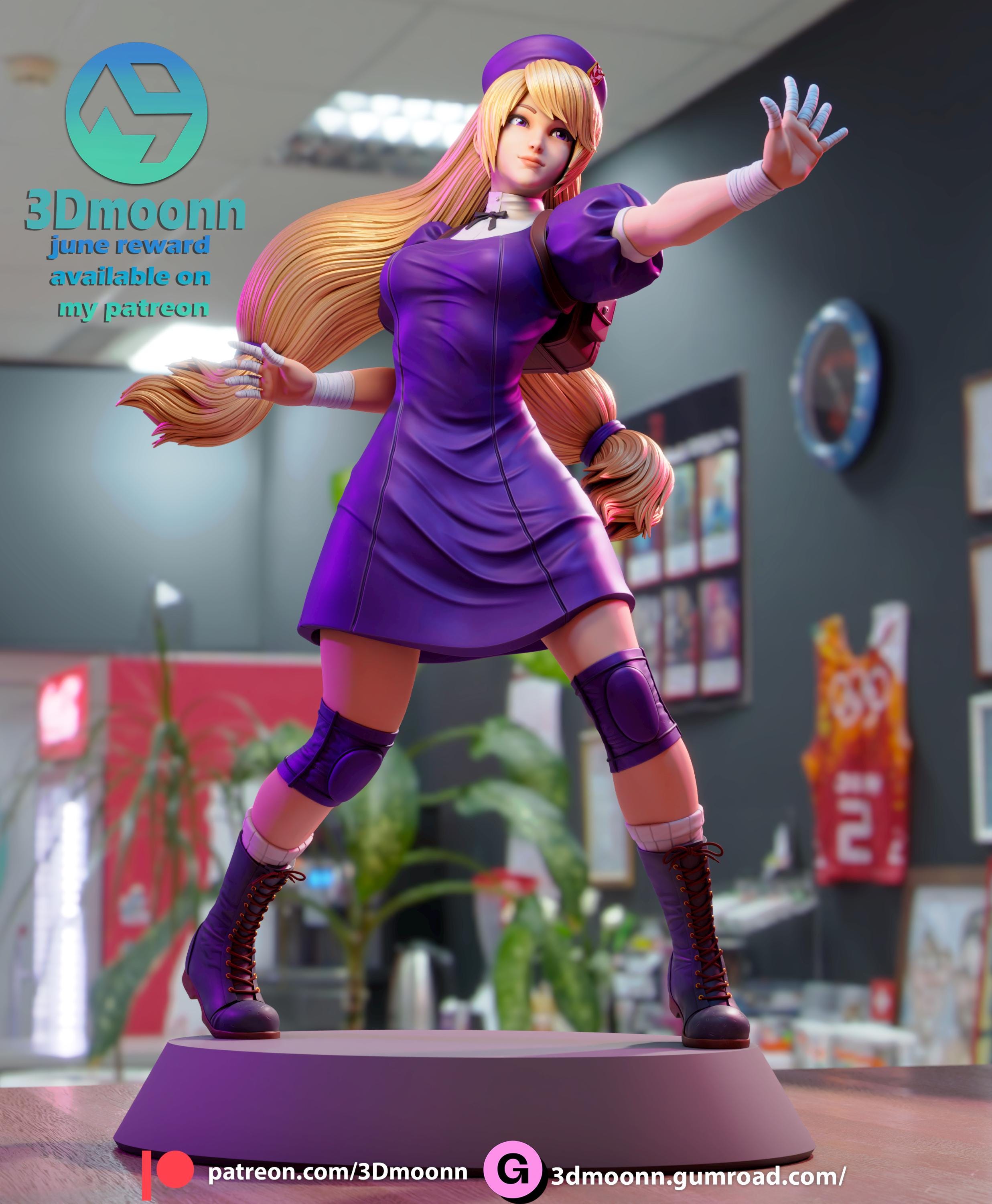 Hinako Shijo King of Fighters, Anime Figure 3d Printed Unpainted by ...