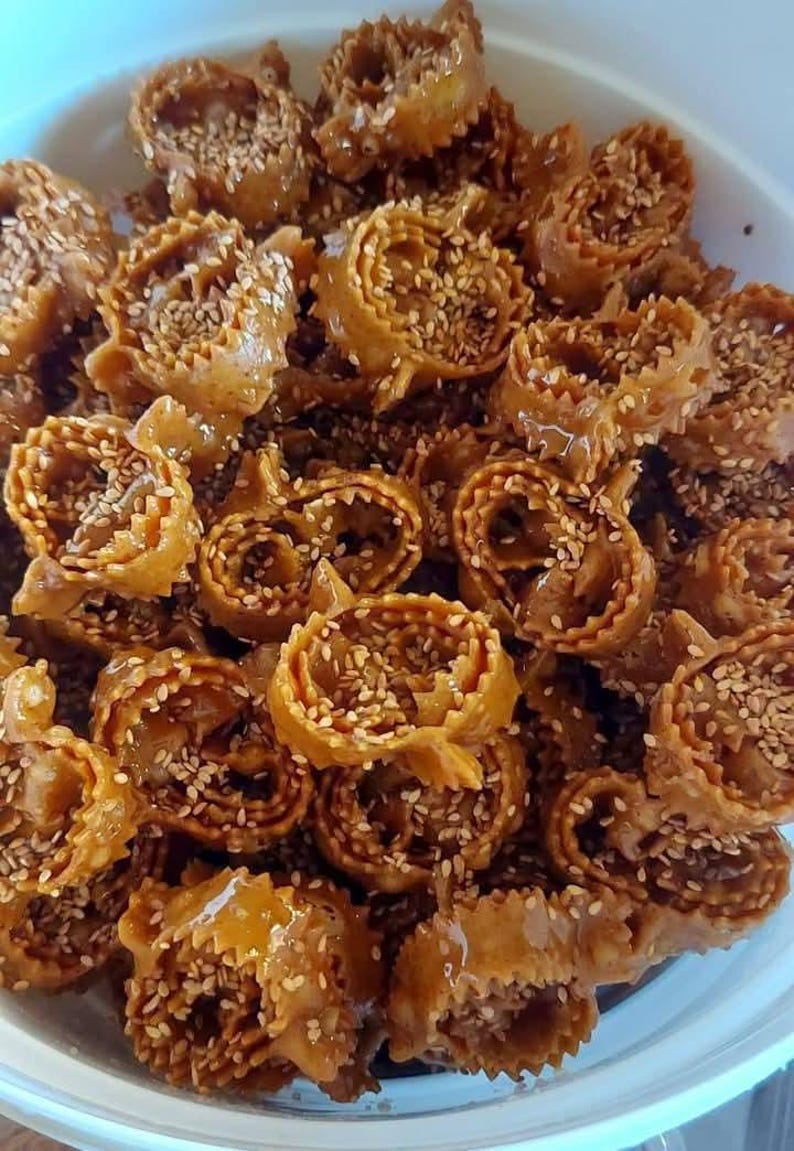 Almond Chabakia Moroccan Sweets Ramadan Kareem Handemade Pastry - Etsy