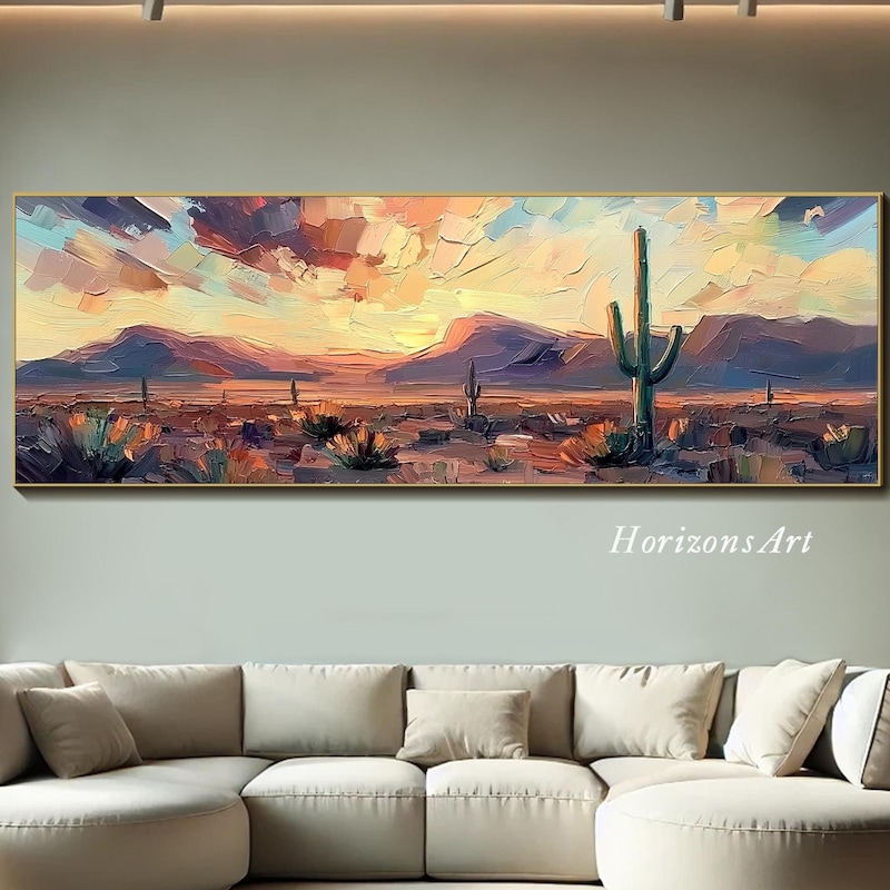 Desert Painting - Etsy