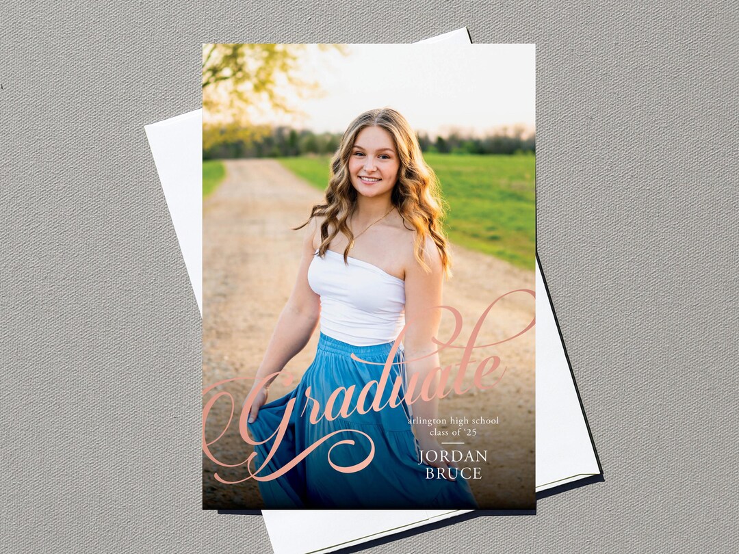 PRINTED Graduation Announcements | Custom Graduation Invitations ...
