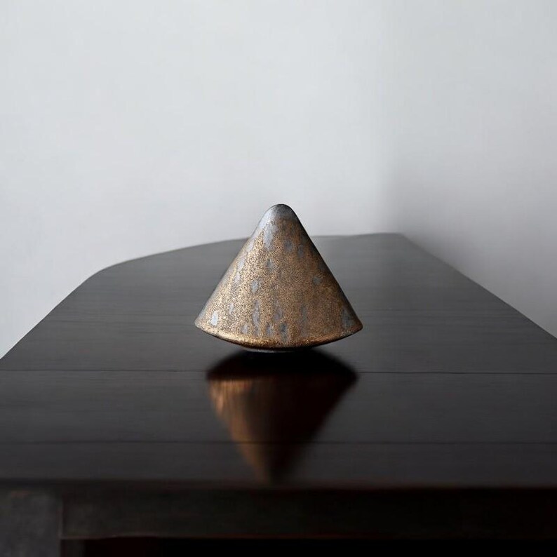 Ceramic Circle Vase, Ceramic Triangle Vase, Unique Ceramic Vase, Unique ...