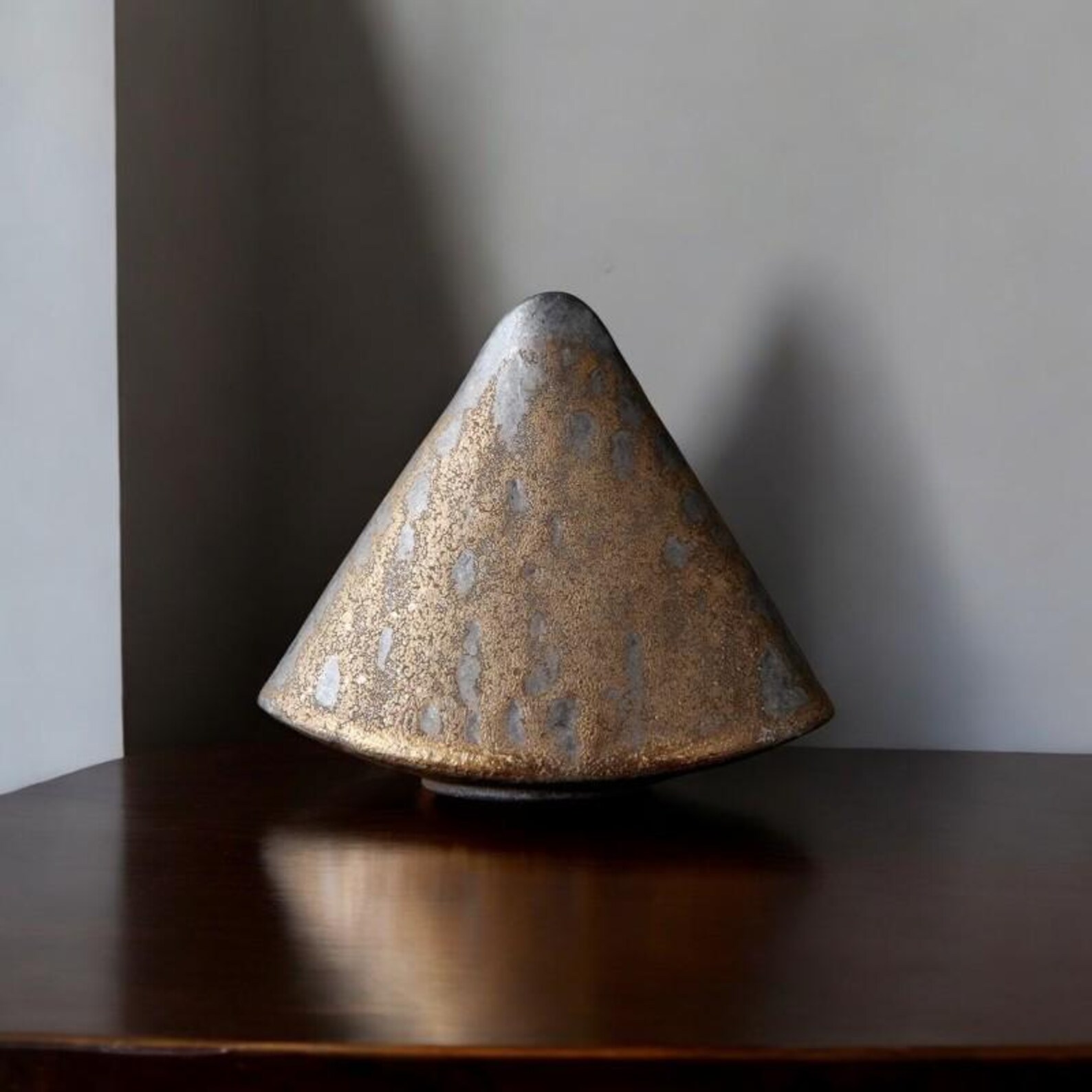 Ceramic Circle Vase, Ceramic Triangle Vase, Unique Ceramic Vase, Unique ...