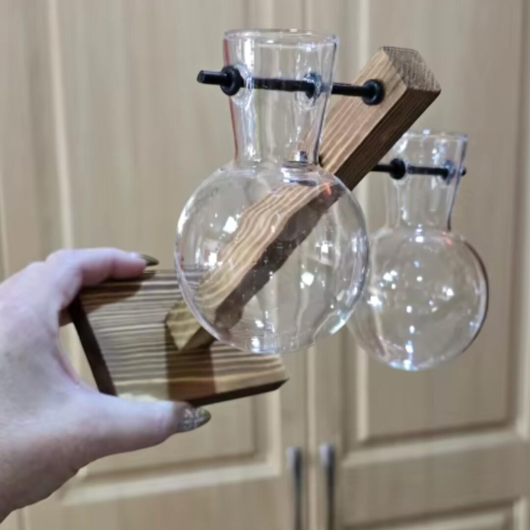 Glass Pendulum Vase for Plant Propagation,hanging Hydroponic Vase ...